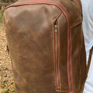 The Denali Leather Backpack - Etsy