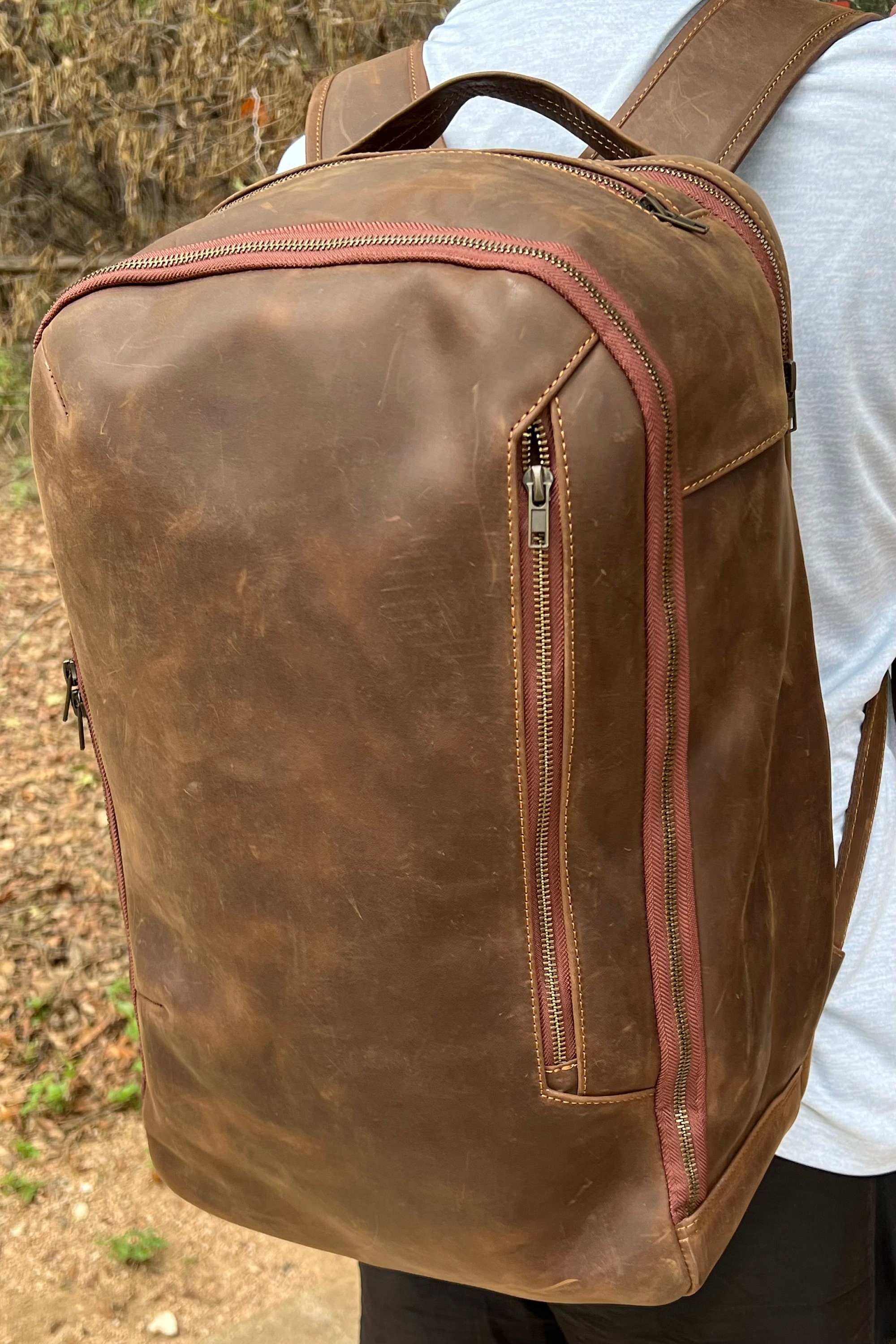 The Denali Leather Backpack - Etsy