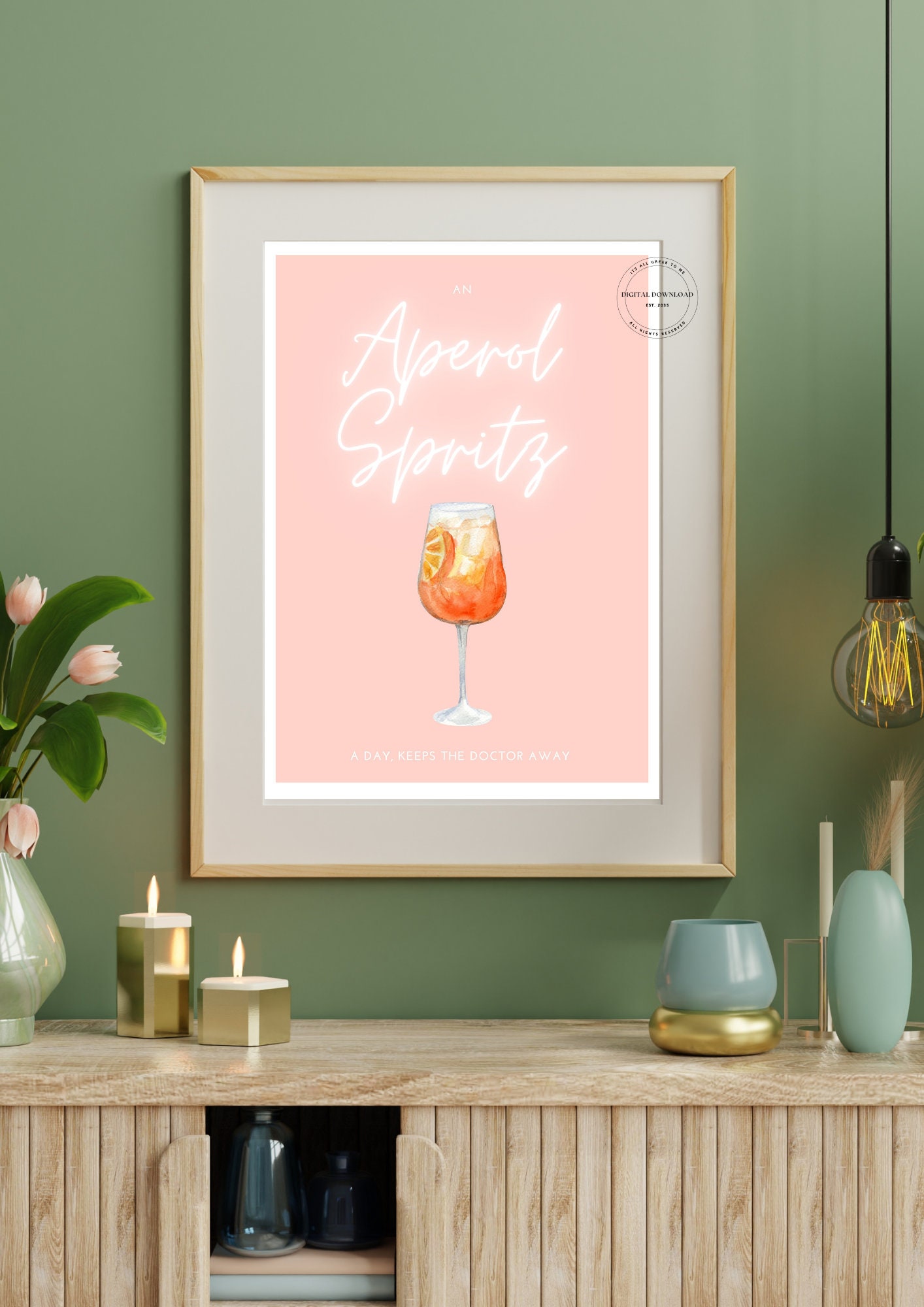 Aperol Spritz Poster Funny Quote Print Trendy Wall Art for - Etsy UK