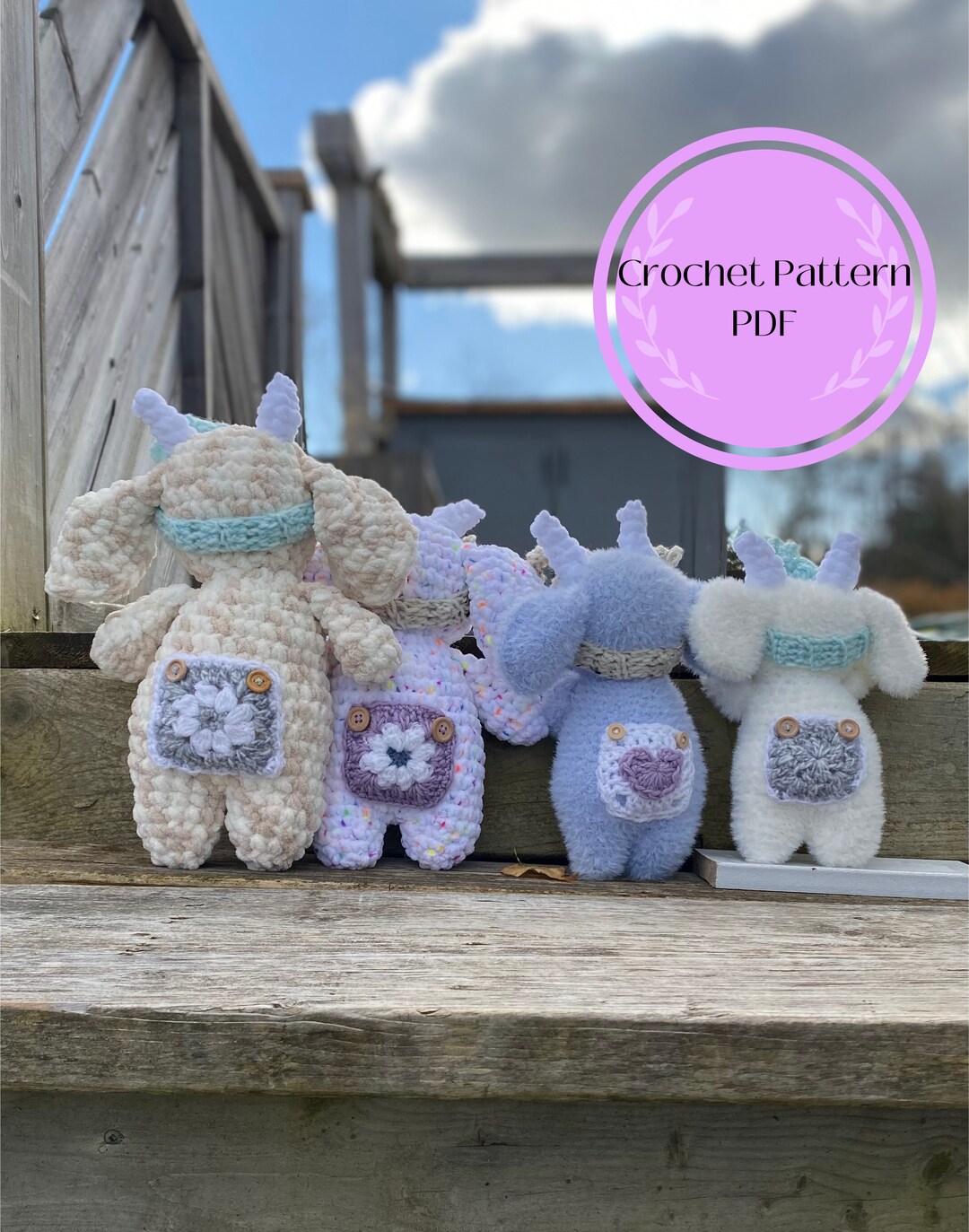Love Muffin the Cuddle Monster - Crochet Pattern (PDF ONLY) - Etsy