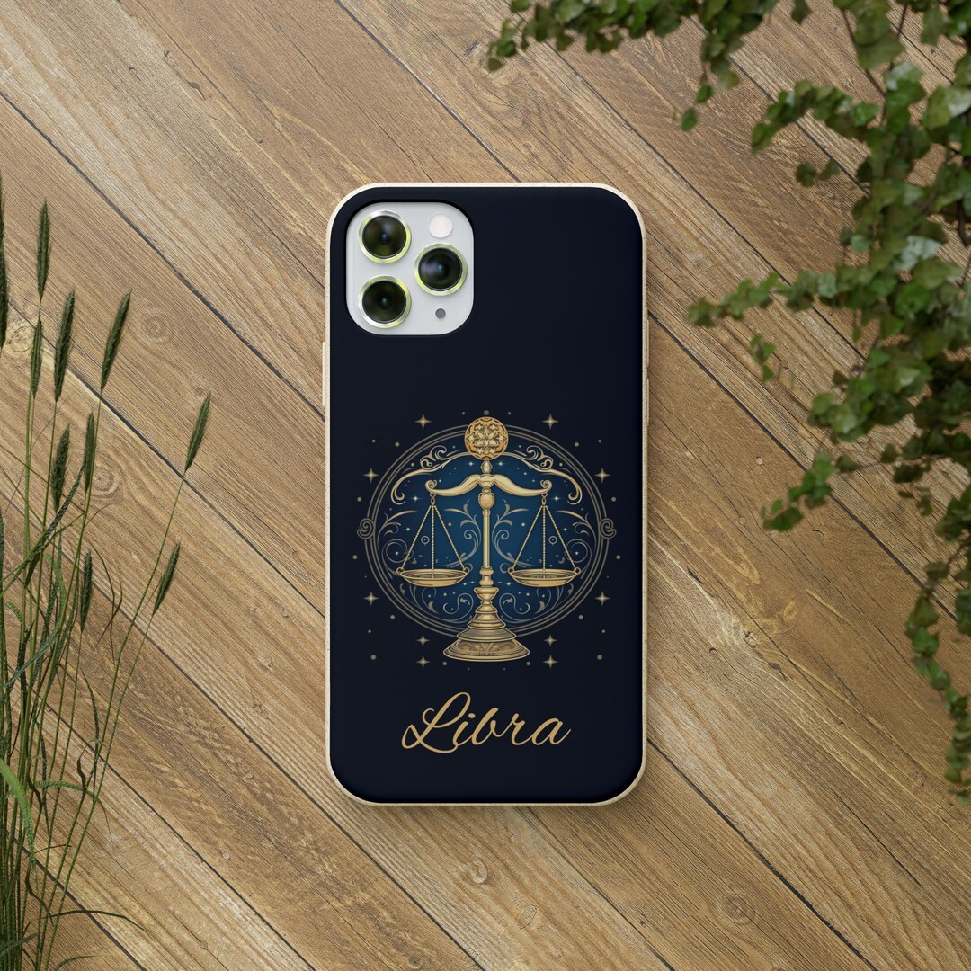 Libra Zodiac Biodegradable Cases - Etsy