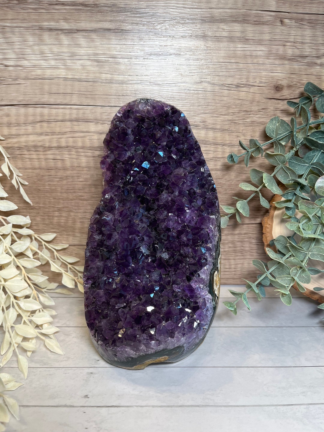 Extra Grade Amethyst Geode Cutbase From Uruguay - Etsy
