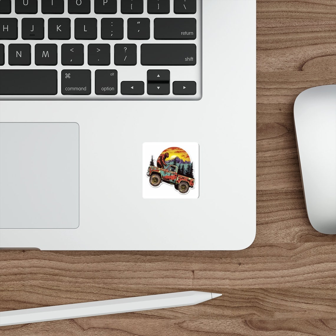Sasquatch Mountain Hood Hop Sticker - Etsy