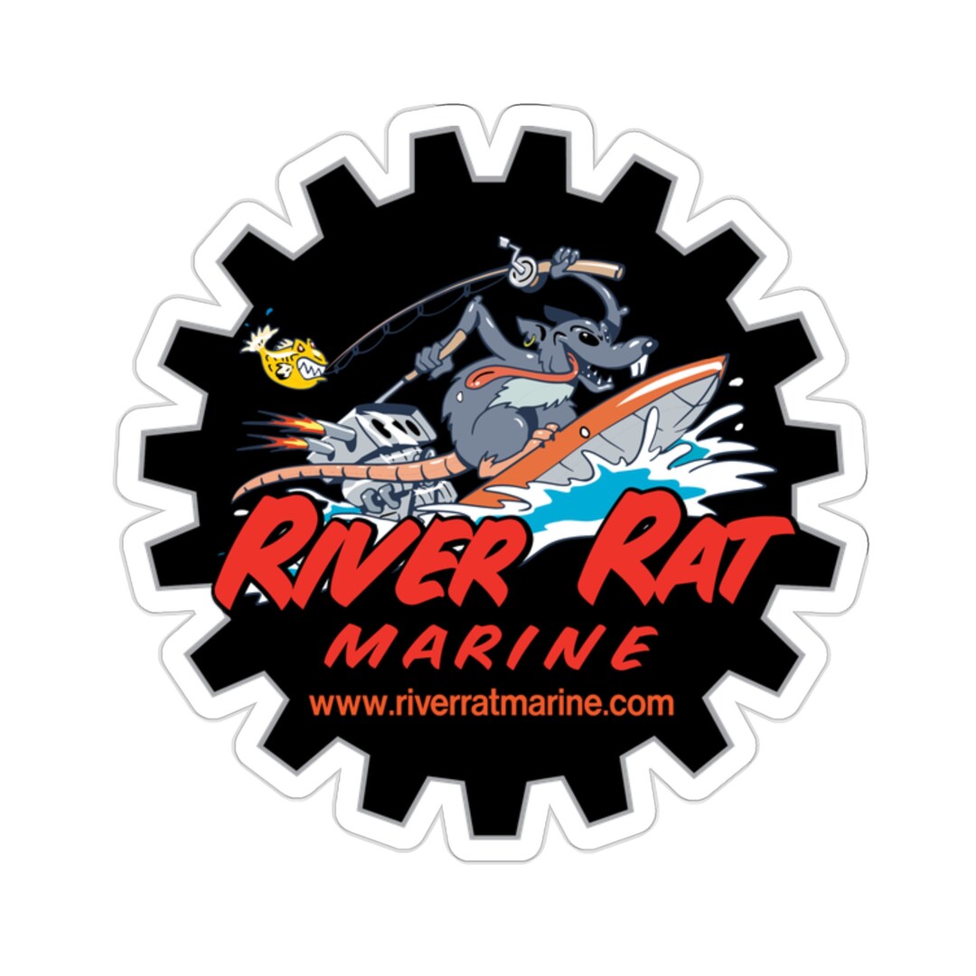 Rule the Waters: River Rat Marine Badass Decal Sticker - Etsy