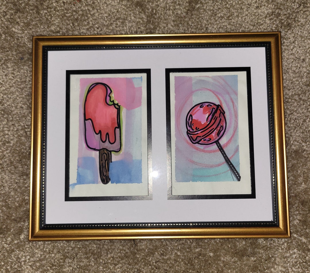 Watercolor Painting "sweet Treats" - Etsy