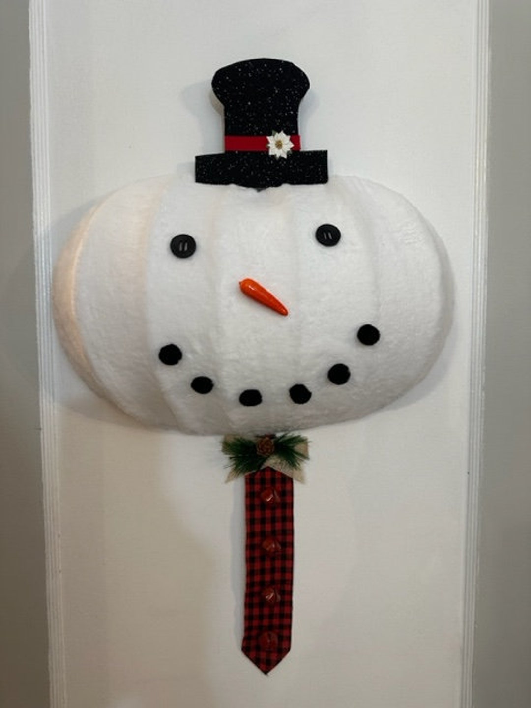 Snowman Wreath - Etsy