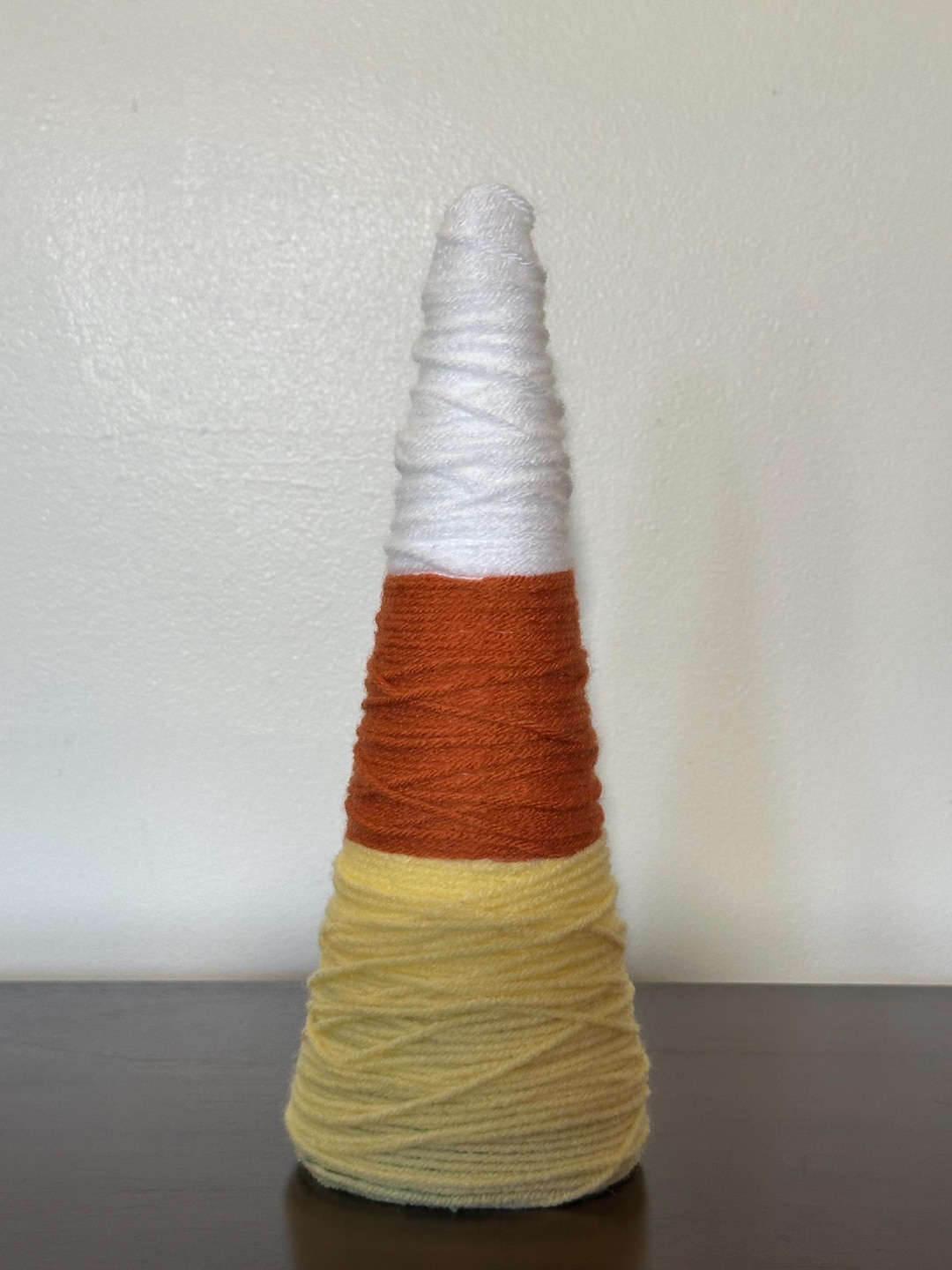 Candy Corn Yarn Tree 10.5” - Etsy