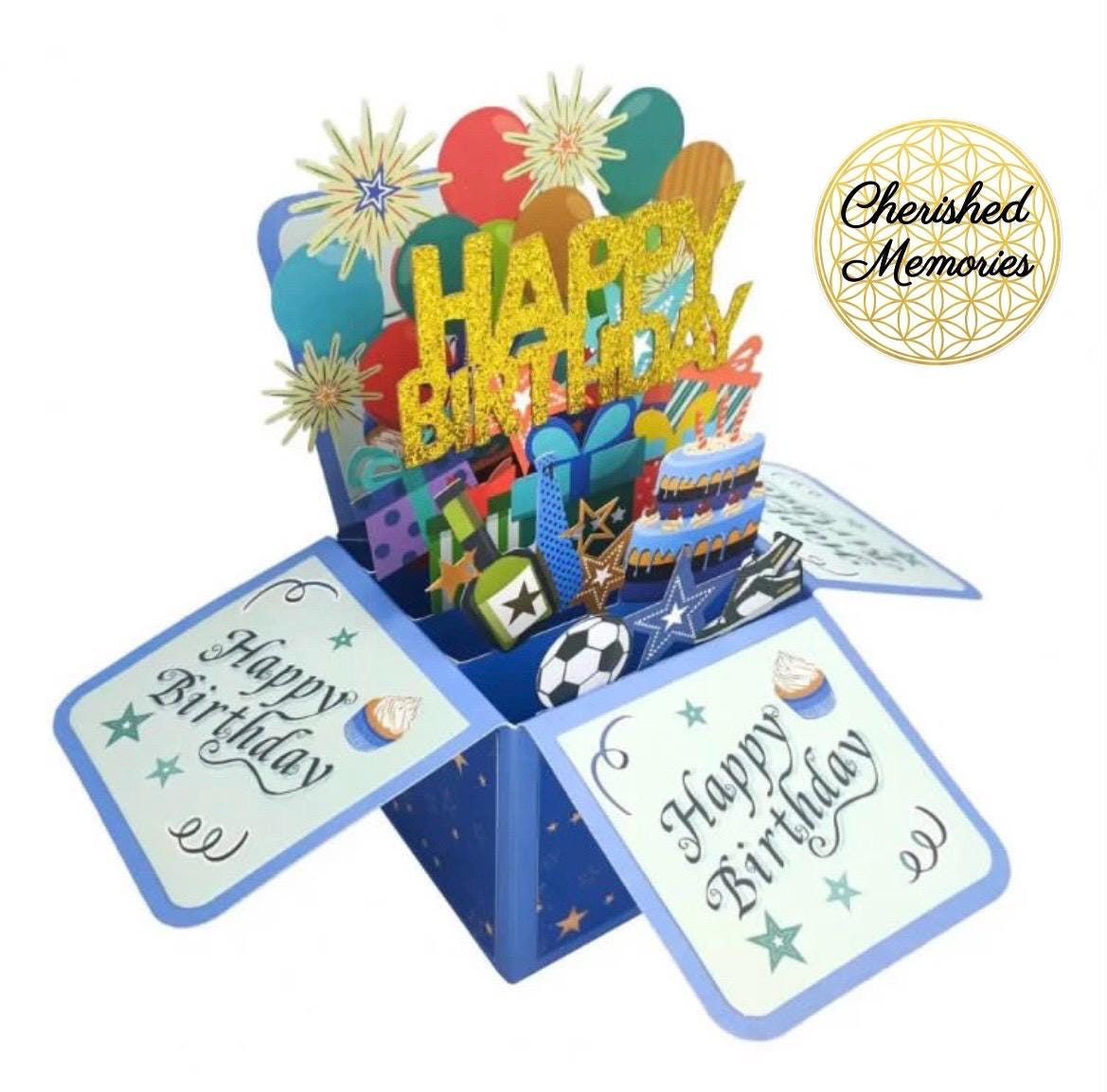 Happy Birthday 3D Pop up Card Special Birthday Gift Cards Happy ...