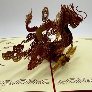 Happy Chinese New Year 3D Pop up Card • Chinese New Year • Special ...