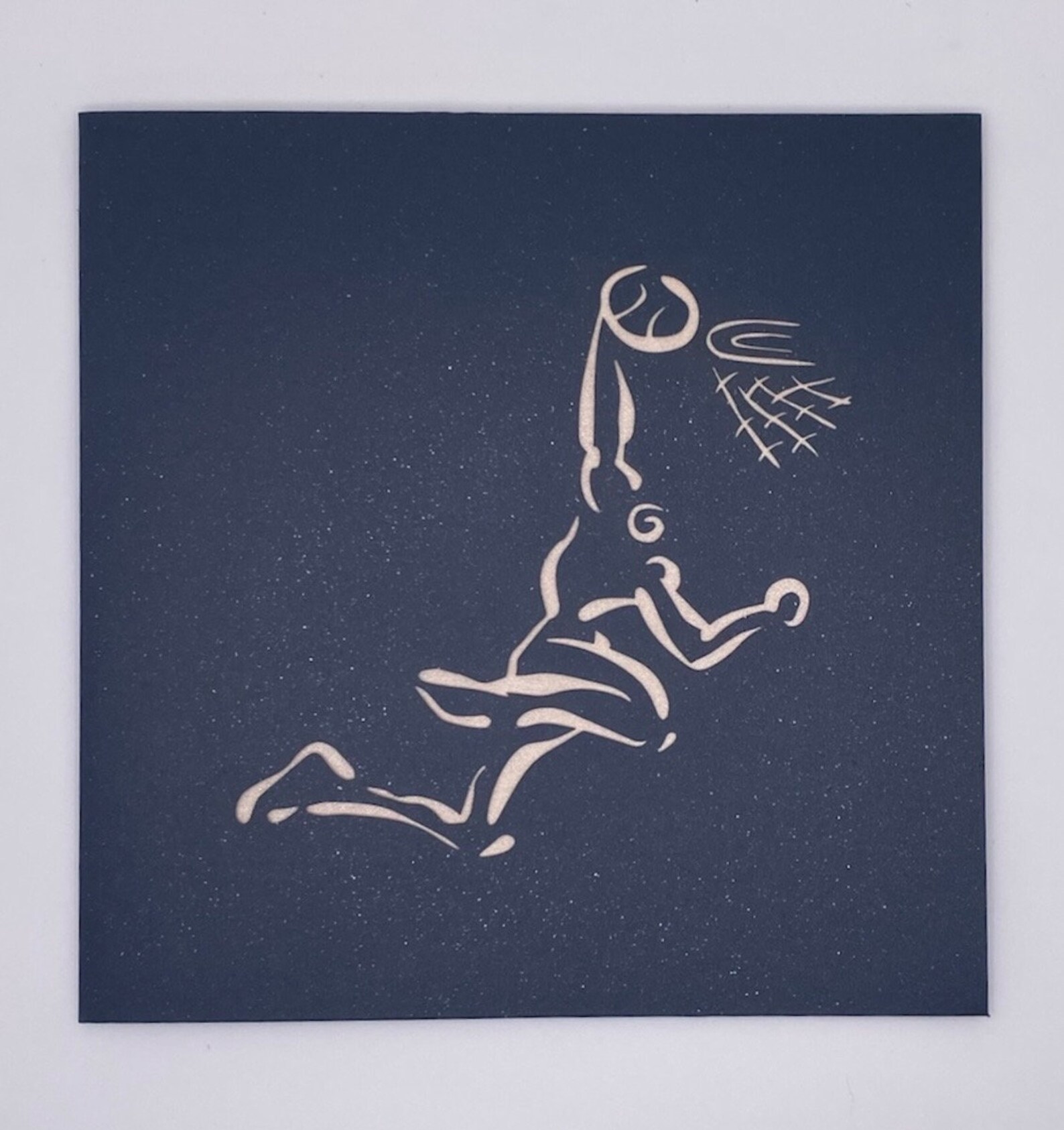 Basketball Player 3D Pop up Card • Sports Gift - Etsy