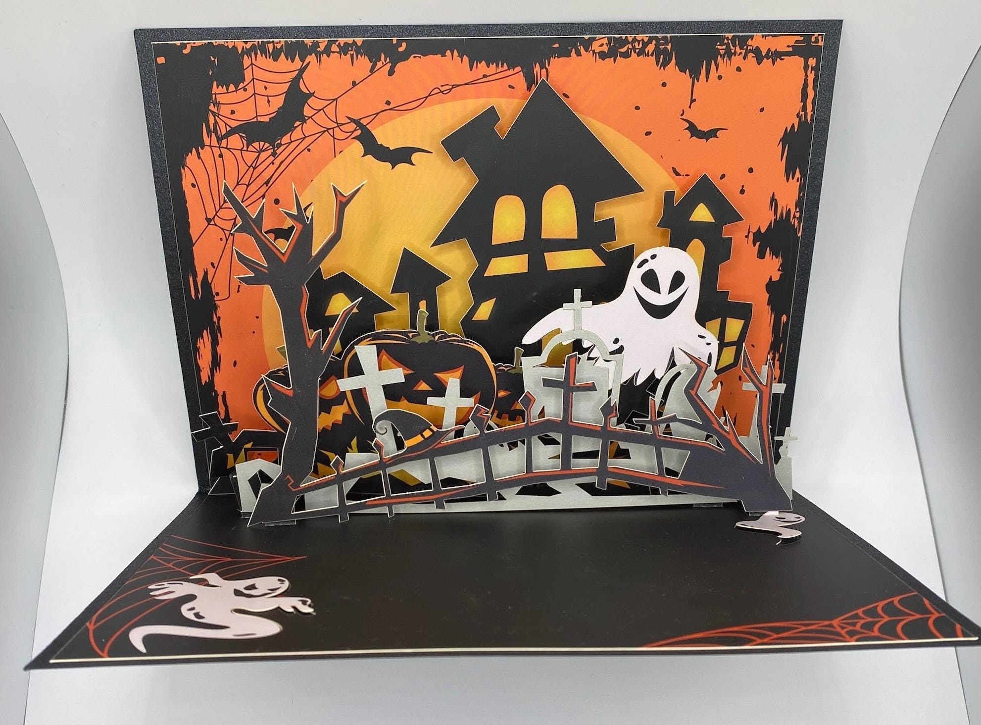 Halloween Spider Web Card • Halloween Popup Card • Halloween 3D Pop up ...