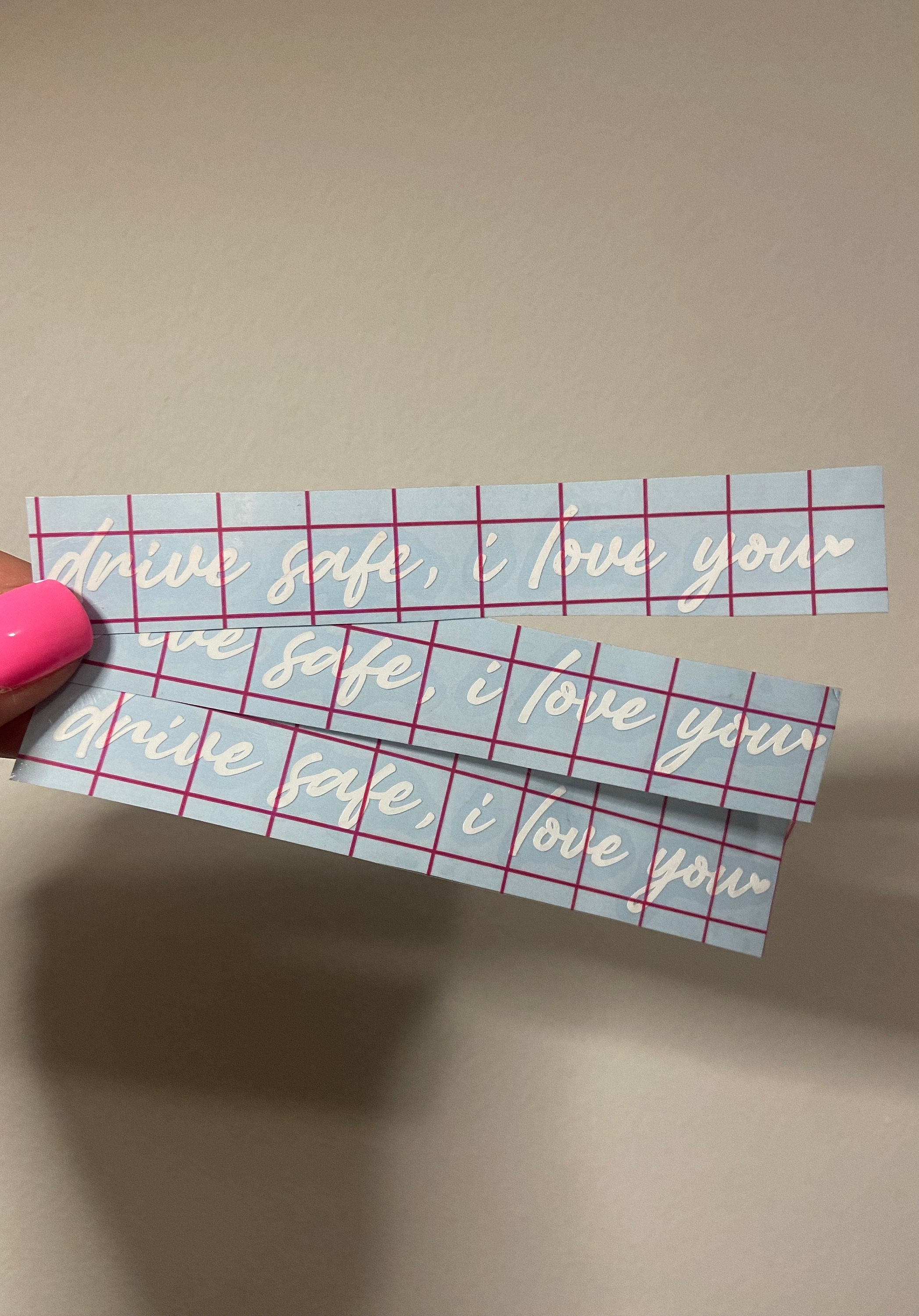 Drive Safe, I Love You Car Sticker Side Mirror Sticker Rear View Mirror ...