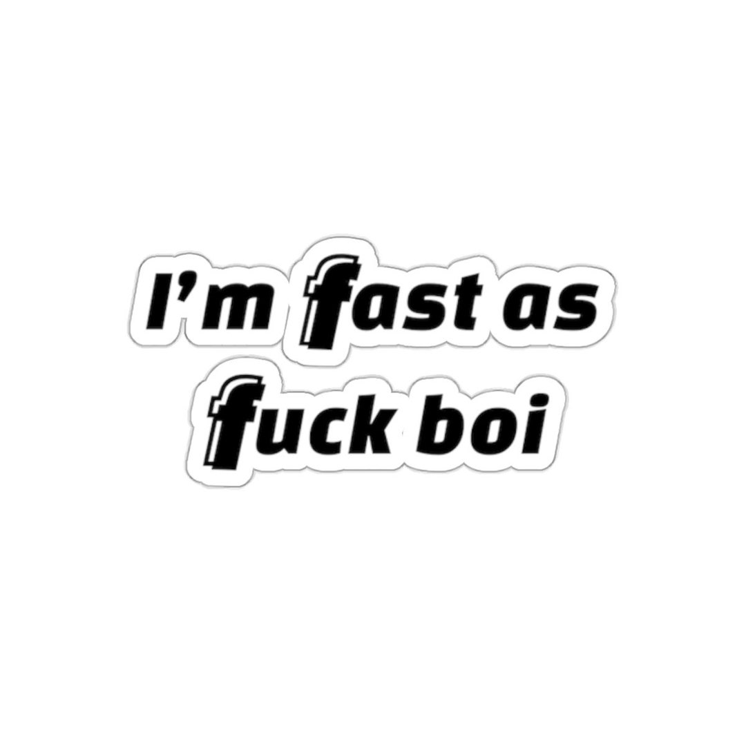 Fast Boi Kiss-cut Sticker Fast and Furious Movie Racing Car - Etsy