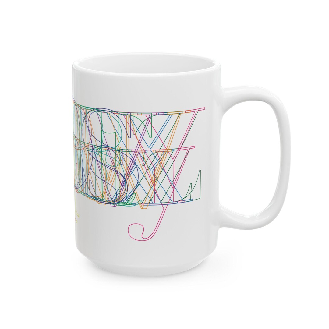 Typography Gift Mug for Graphic Designer | Didot Typeface Design Series ...