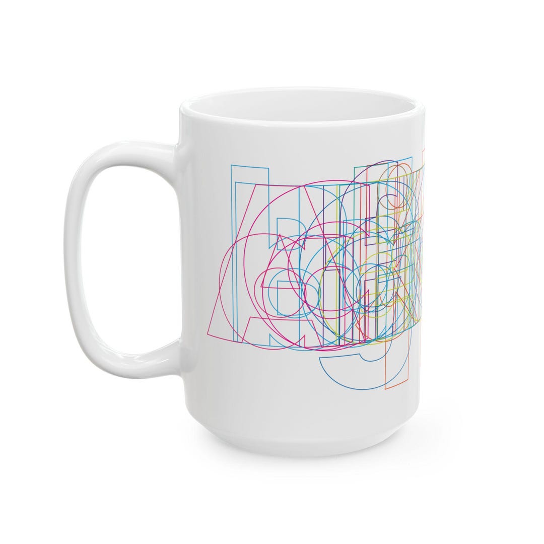 Typography Gift Mug for Graphic Designer | Futura Typeface Design ...