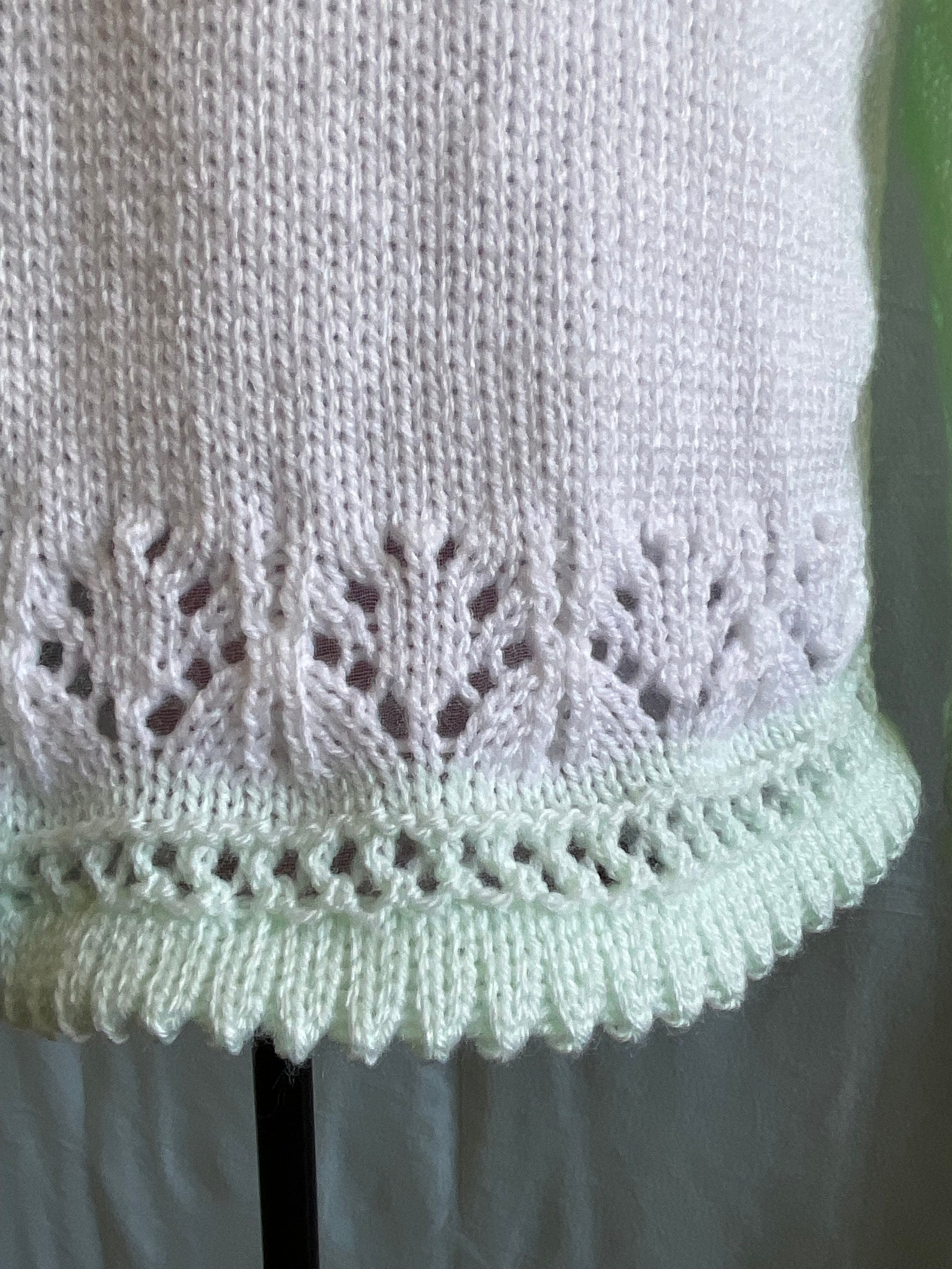 Lace Sleeve V-neck Cardigan Knitting Pattern – Ladies Veronica Design ...