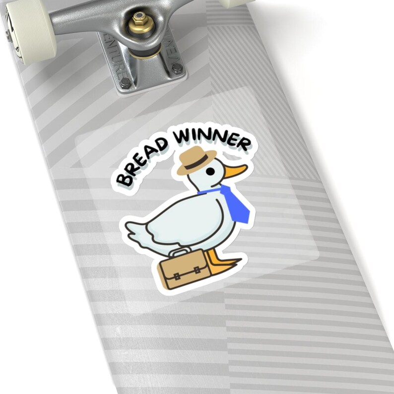 1 Bread Winner Sticker, Funny Duck Sticker, Business Duck, Duck Puns ...