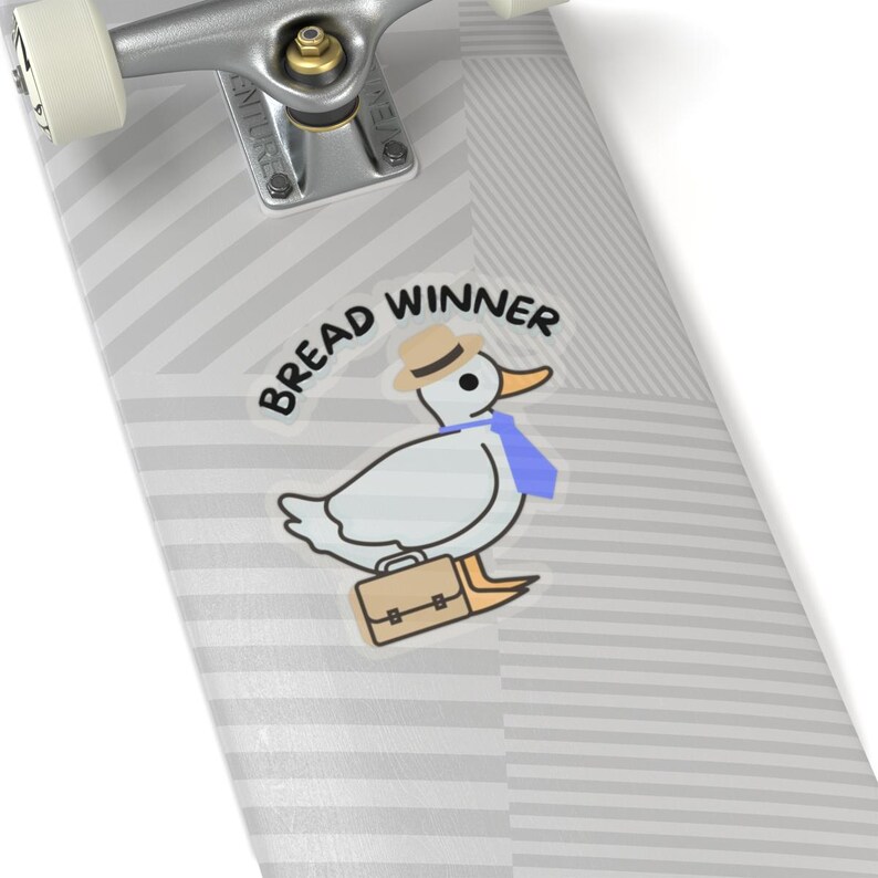 Bread Winner Duck Sticker: Funny Laptop Decal - Etsy