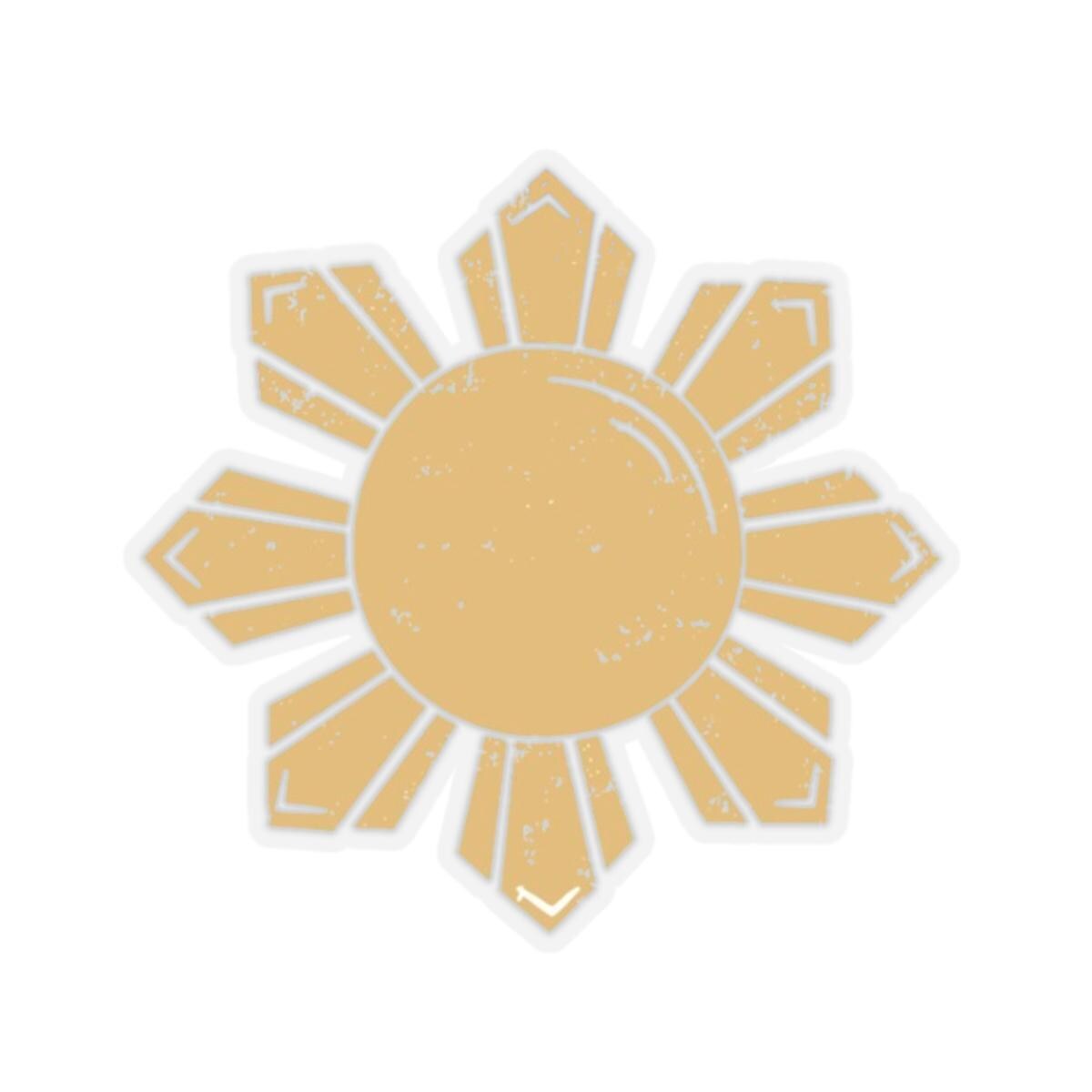 Filipino Sun Sticker, Filipino Flag Sticker for Water Bottle, Filipino ...