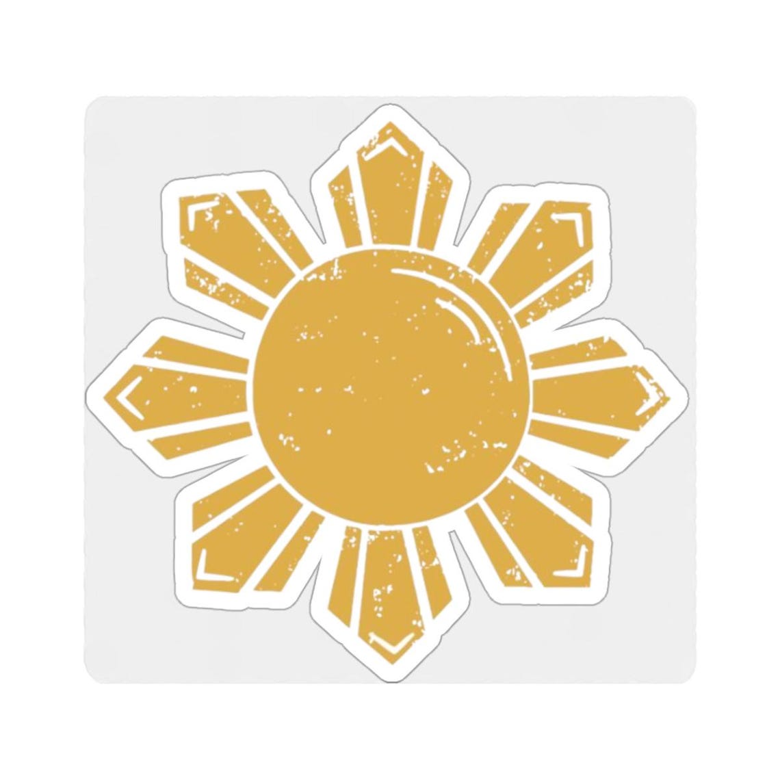 Filipino Sun Sticker, Filipino Flag Sticker for Water Bottle, Filipino ...