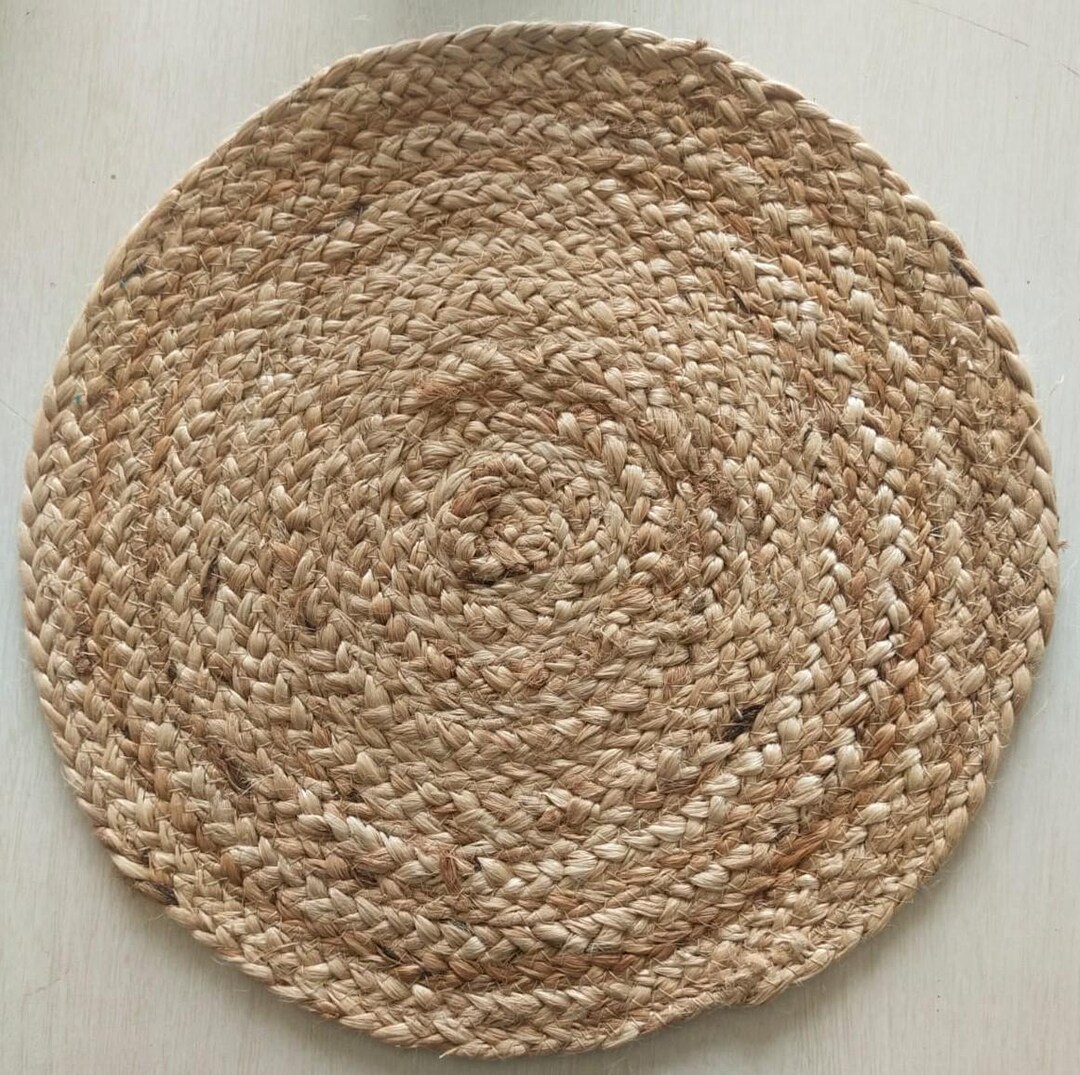 Handwoven Round Jute Rug,circular Jute Area Rug,boho Chic Round Jute ...