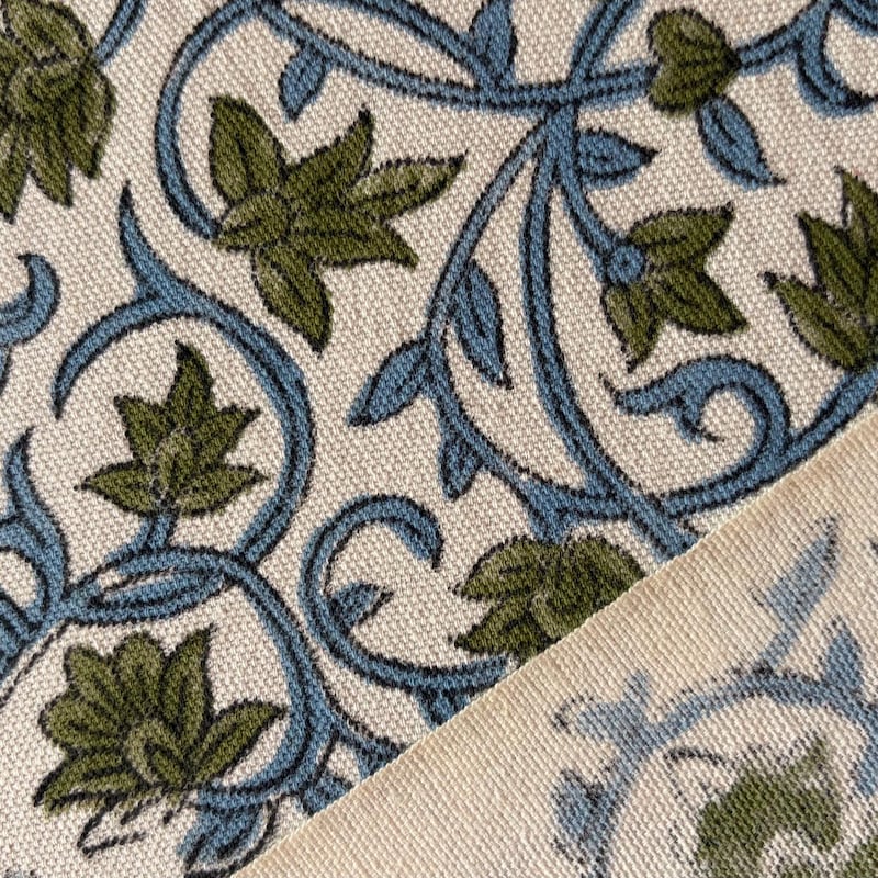 Block Print Duck Cloth - Etsy UK