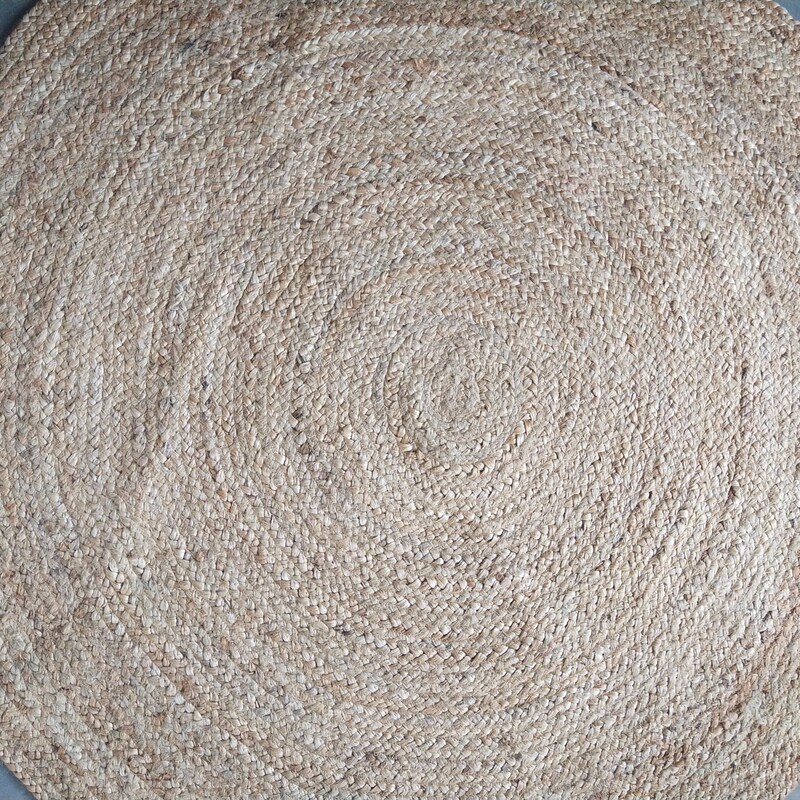 Round Jute Rug - Etsy