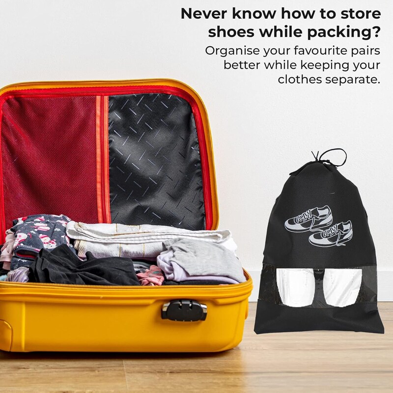 Drawstring Shoe Bag - Etsy