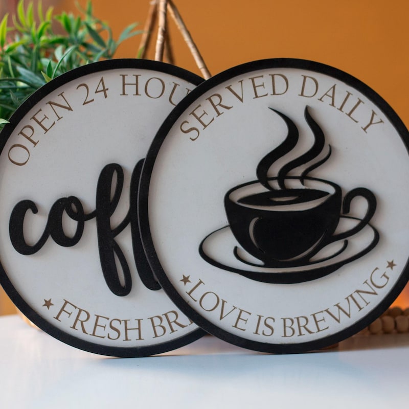 Coffee Cup Sign - Etsy