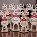 Personalized Standing Reindeer Place Cards : Maple Color Wood Christmas ...