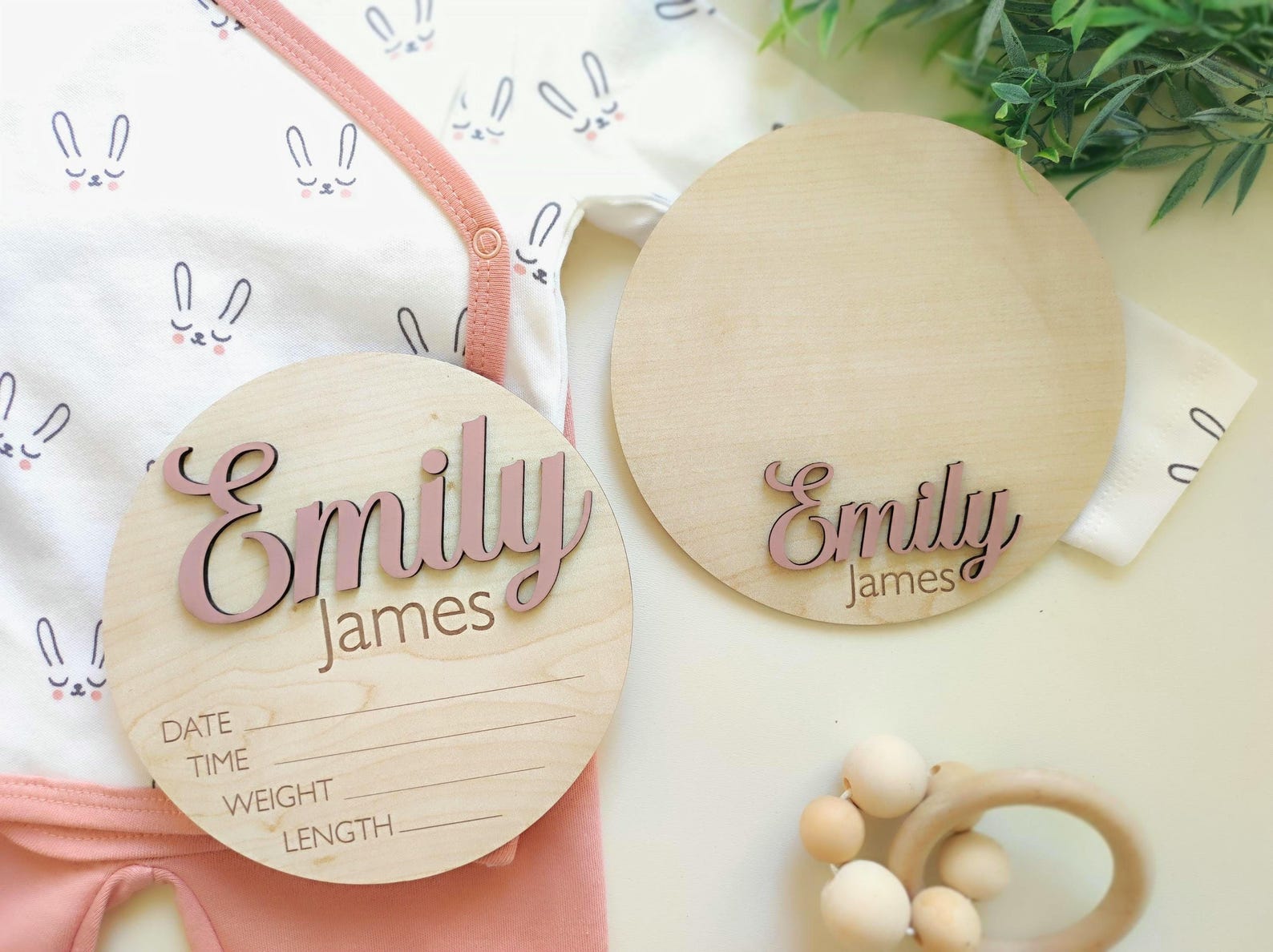 Custom Baby Arrival Announcement Sign: 3D Name, Birth Stats, Footprint ...