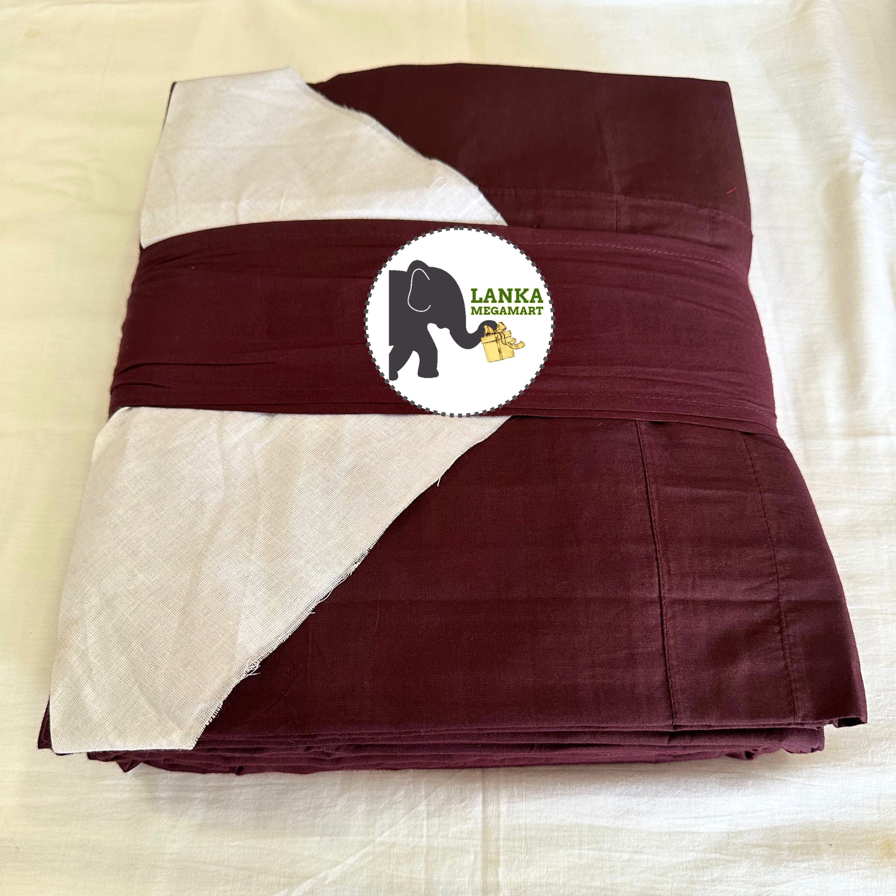 3 Piece Monk Robe Set Triple Robe Set Buddhist Monk Robe Maroon ...