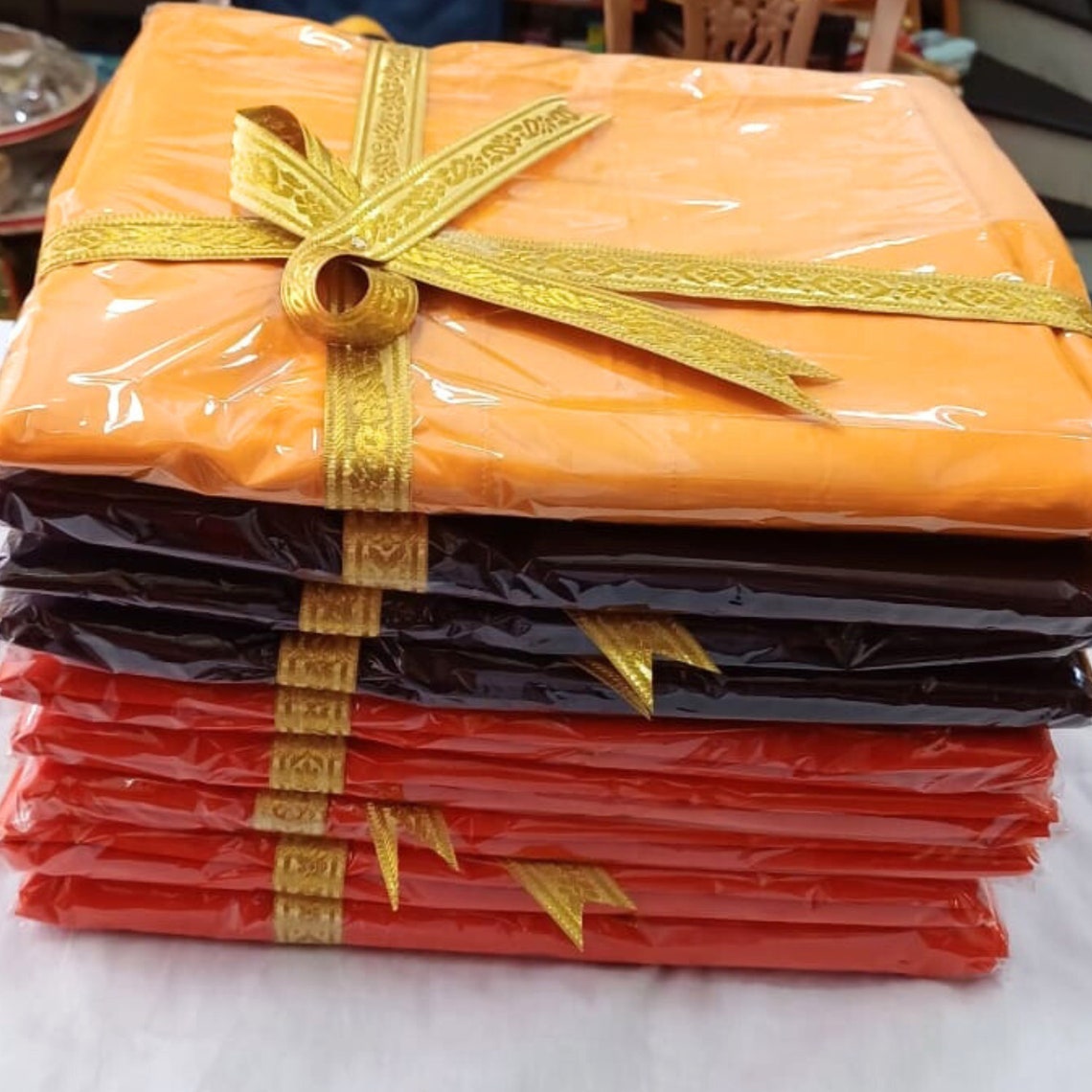 Buddhist Monk Robe & Shawl Set Handmade Meditation Attire Authentic ...