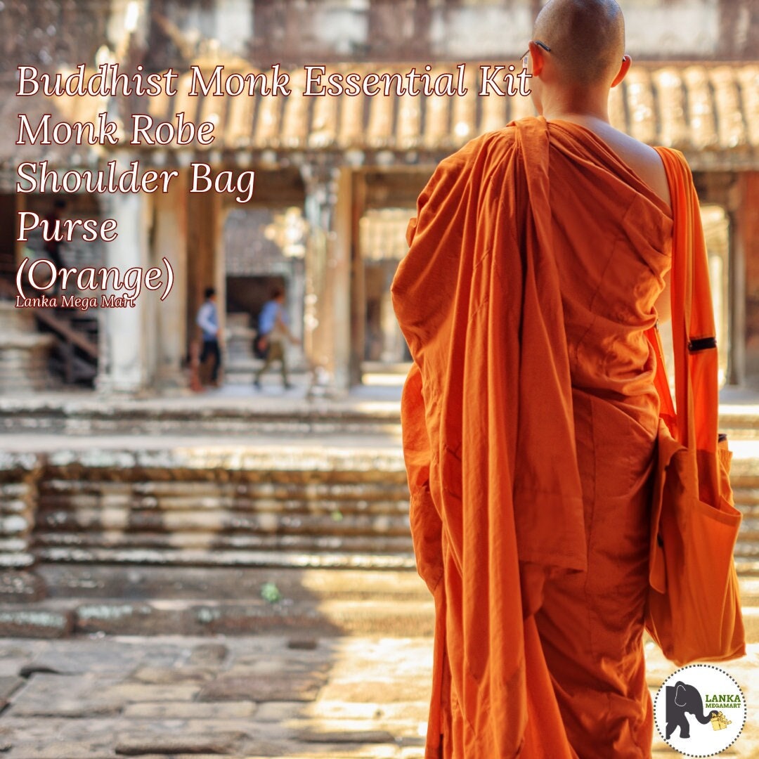 Buddhist Monk Essential Kit Monk for Buddhist Monk Wear Combo Orange ...