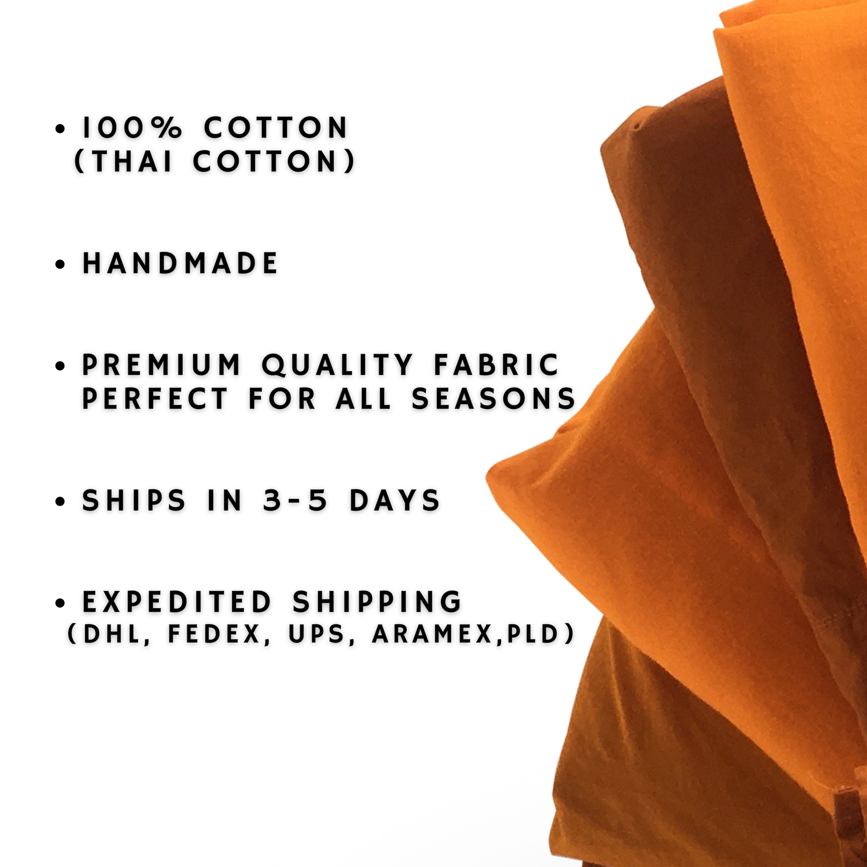 3 Piece Monk Robe Set Triple Robe Set Buddhist Monk Robe Maroon ...