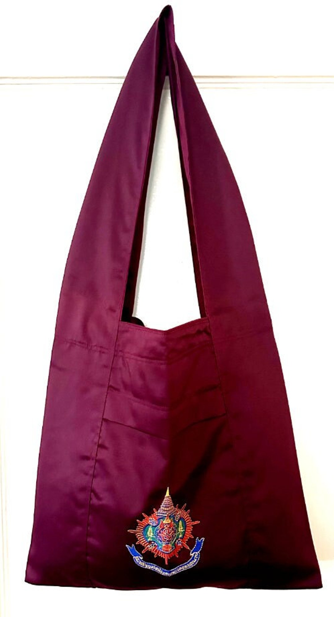 Buddhist Monk Shoulder Bag Handcrafted Yoga Bag Everyday Carry Cross ...