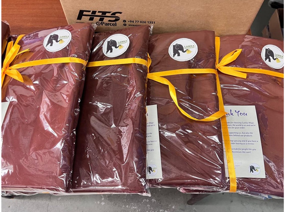 Buddhist Monk Robe & Shawl Set Handmade Meditation Attire Authentic ...