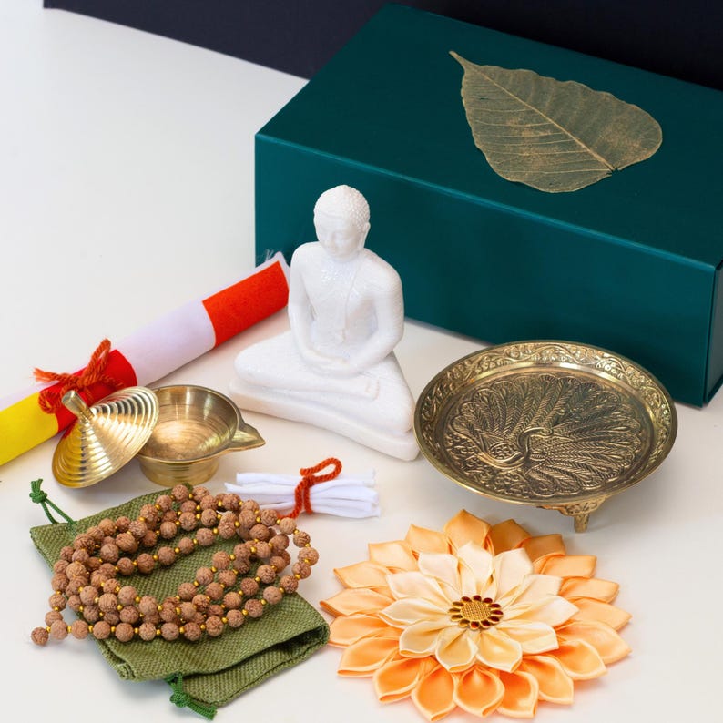 Temple in a Box | Buddhist Altar Kit | Gift Set With Buddha Statue ...