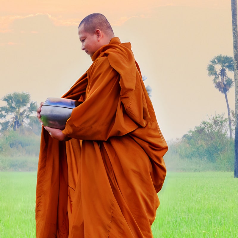 White Robes Buddhist - Etsy