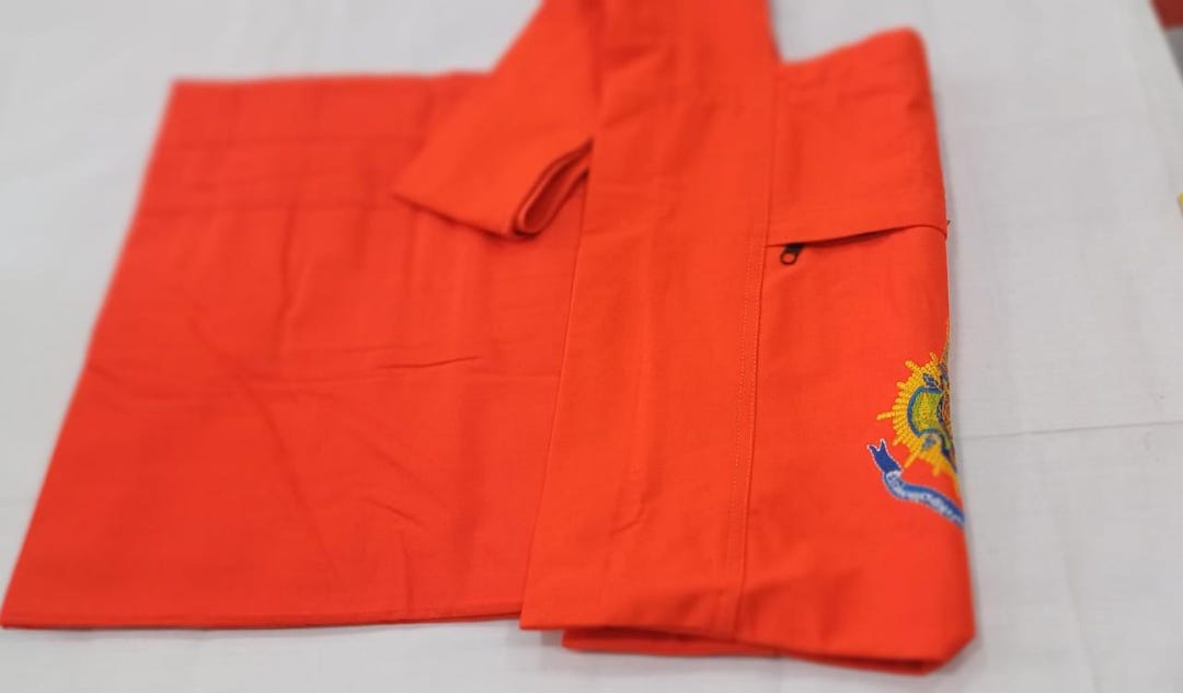 Buddhist Monk Robe & Bag Set – 100% Cotton Robe With Matching Carrying ...