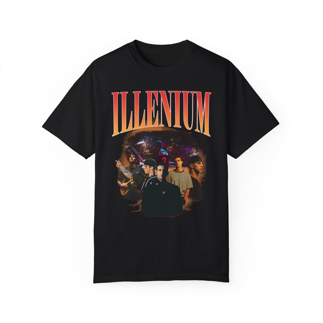 Illenium T-shirt, EDM Style Bootleg Rap T-shirt, Illenium Retro Vintage ...
