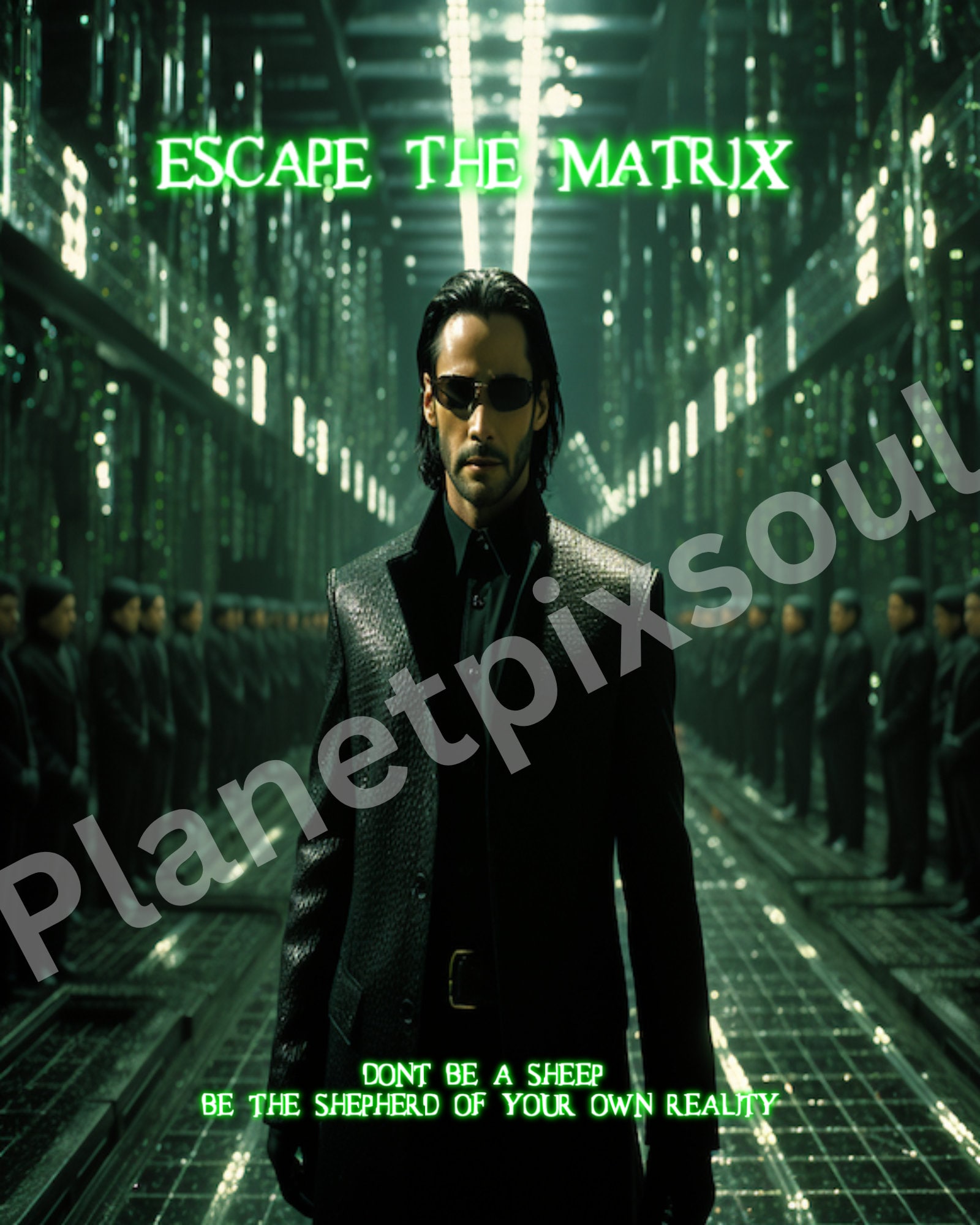 The Matrix Art the Matrix Poster Matrix Digital Download - Etsy