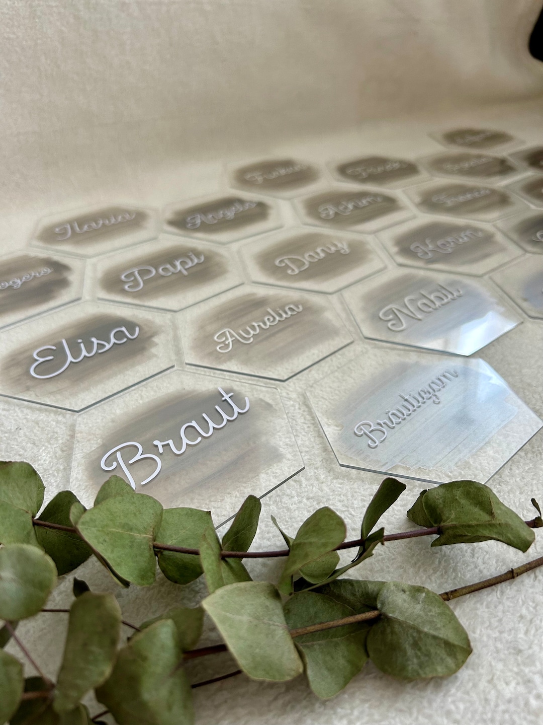 Acrylic Name Tags, Wedding Decoration, Acrylic Names, Gift for Wedding ...