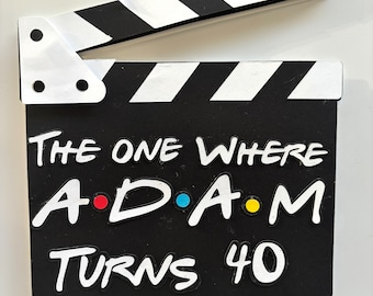 Friends Themed Cake Topper, Friends Theme Party, Friends Tvshow ...