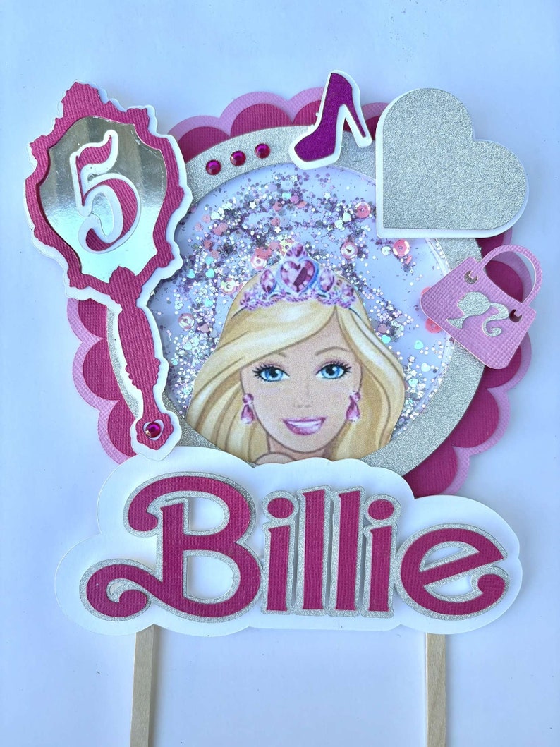 Customized Barbie Cake Toppers - Etsy