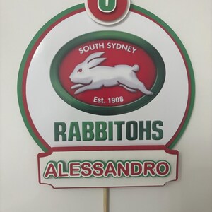 Custom Made NRL Cake Topper - Etsy