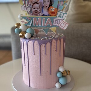 Ms Rachel Custom 3D Cake Topper, Pastel Colours, - Etsy