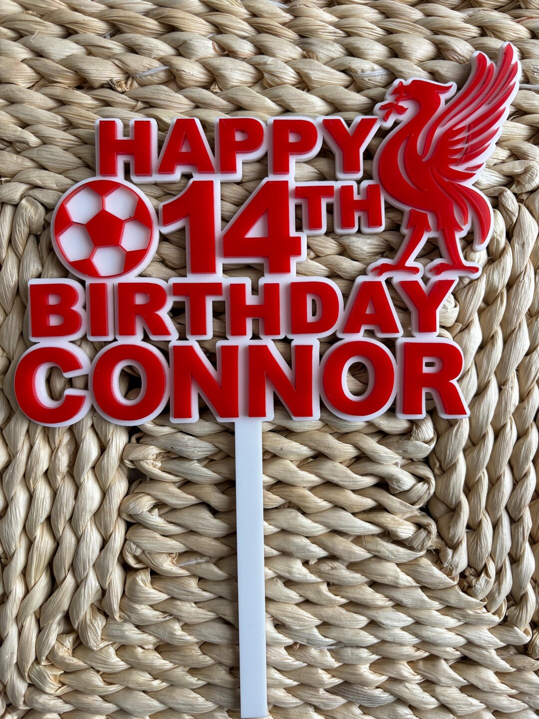 Liverpool Football Club Custom Cake Topper - Etsy