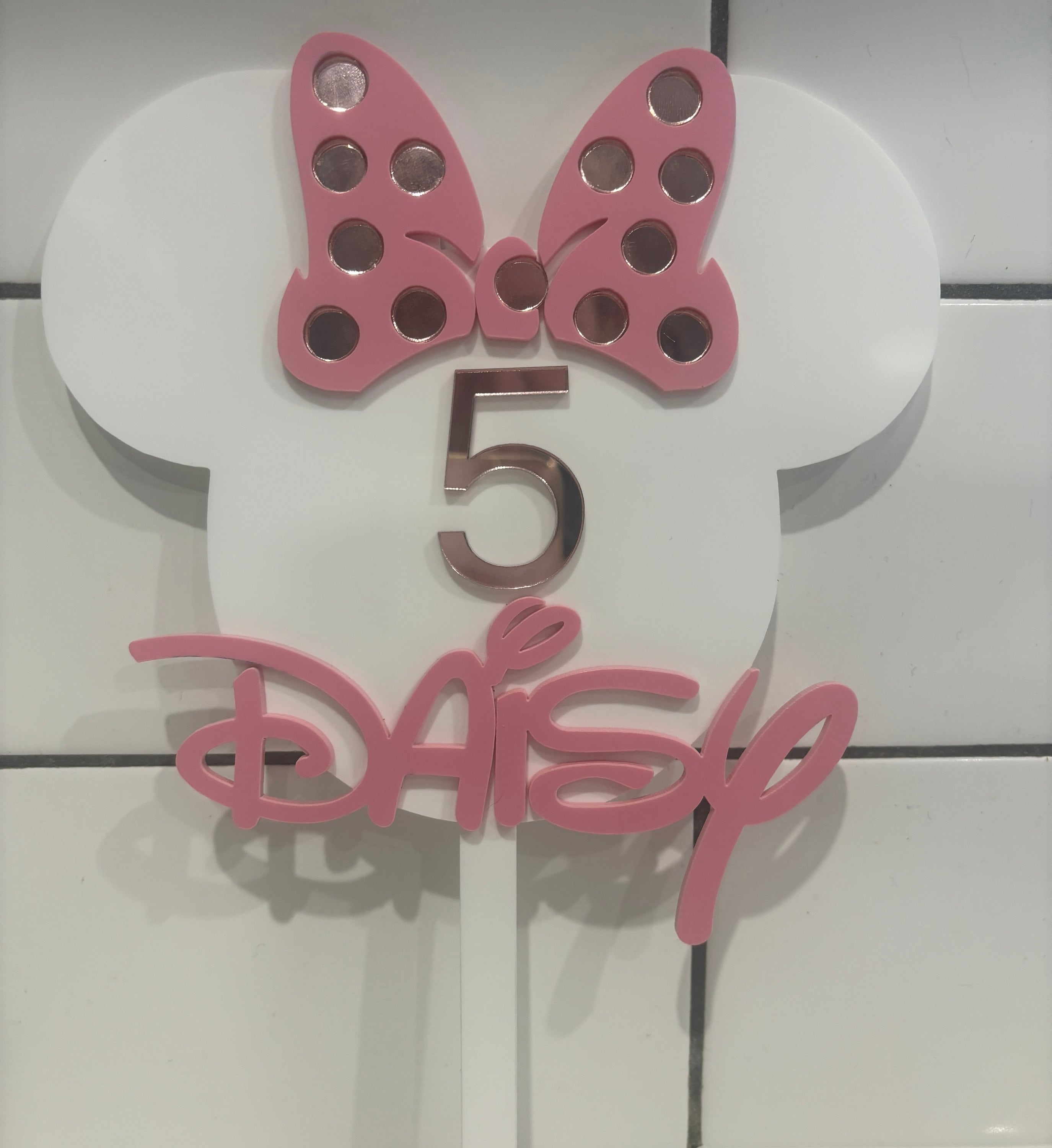 Minnie Mouse Cake Topper - Etsy
