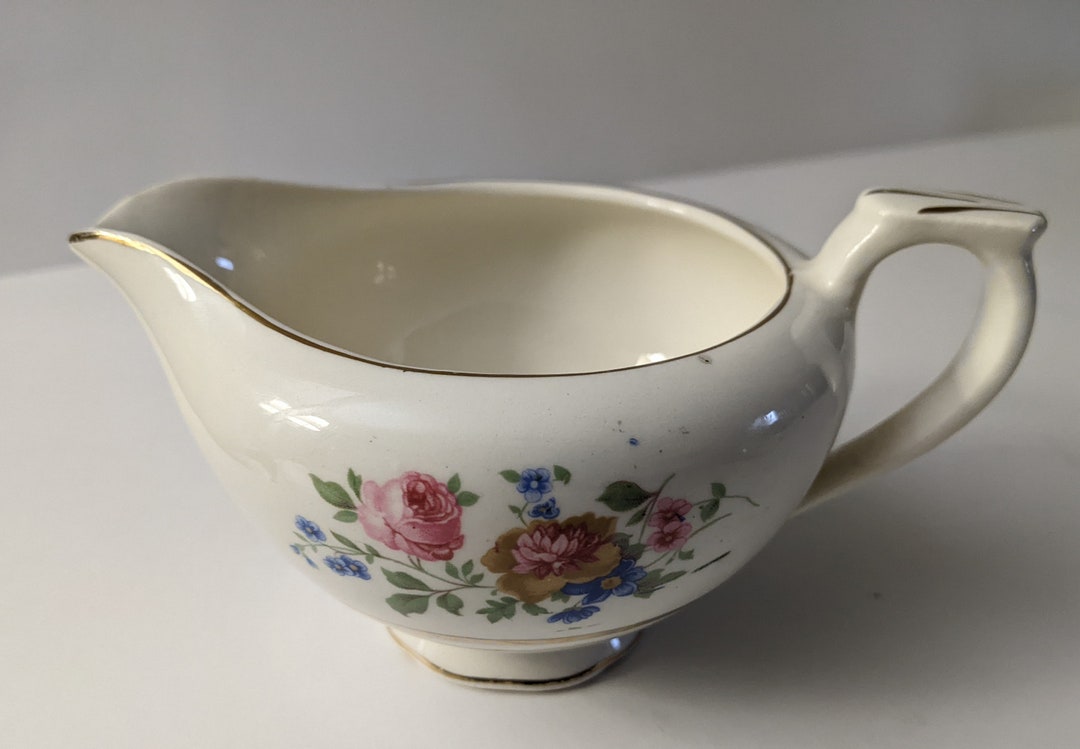 Porcelain Flower Design Ceamer Japan - Etsy